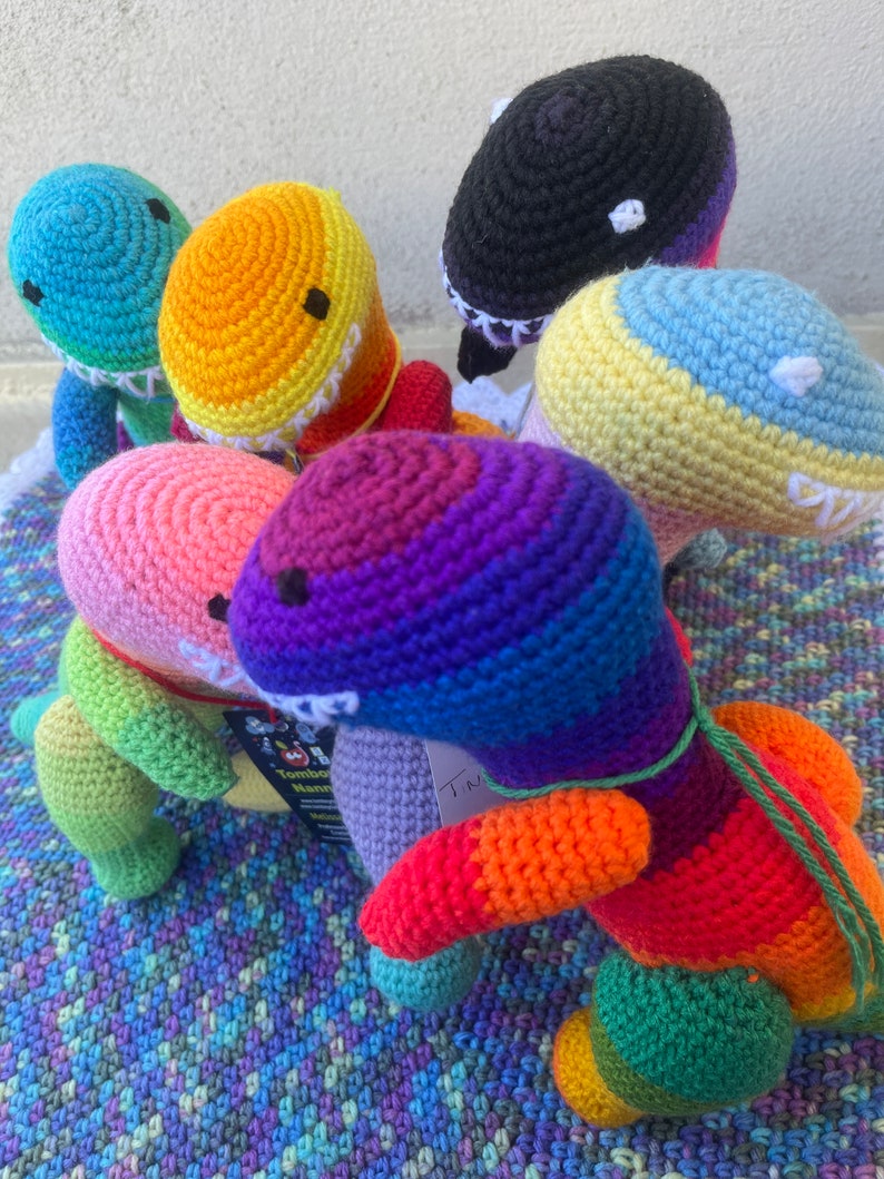 Rainbow T Rex, Tyrannosaurus Rex, Rainbow Dinosaur, Rainbow Toy ...