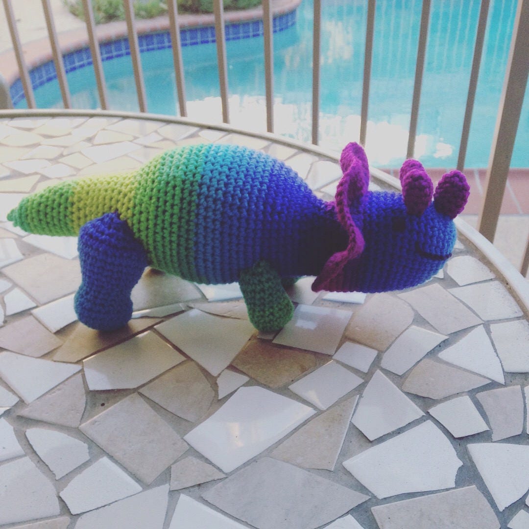 Triceratops Plushie, Triceratops Stuffie, Dinosaur Stuffed Animal ...