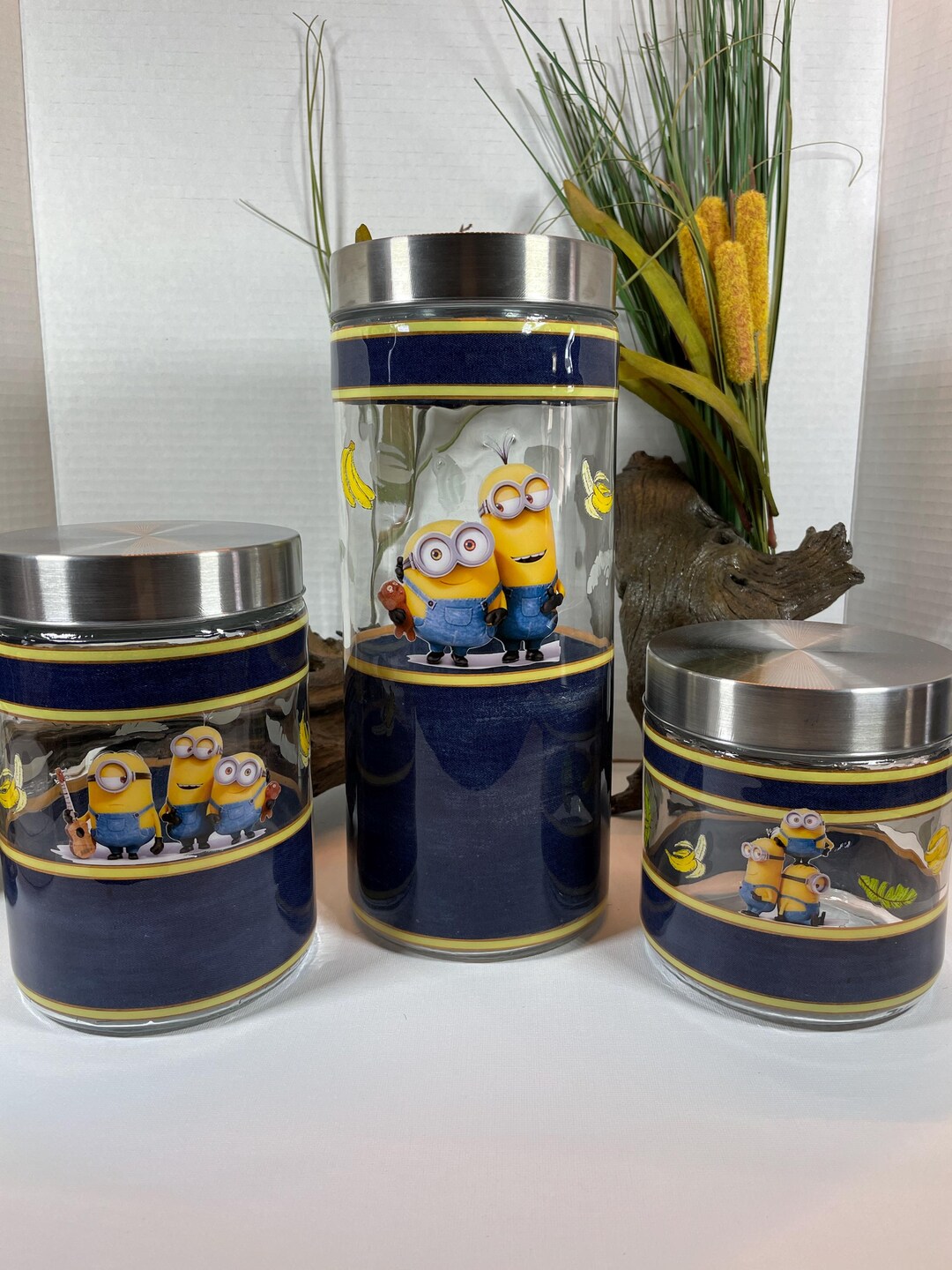Kitchen Canisters, Minions, Resin Decanters, Resin Art, Blue Jean, Gold ...