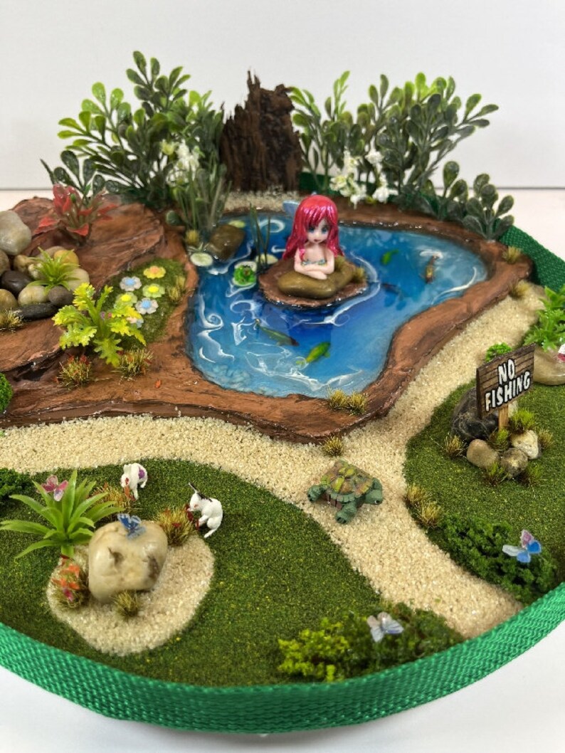 Mermaid, Fish Pond, Little Mermaid, - Etsy