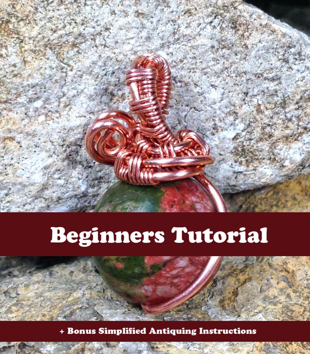 Wire Wrap Gemstone Pendant Tutorial for Beginners, Easy Wire Wrap ...