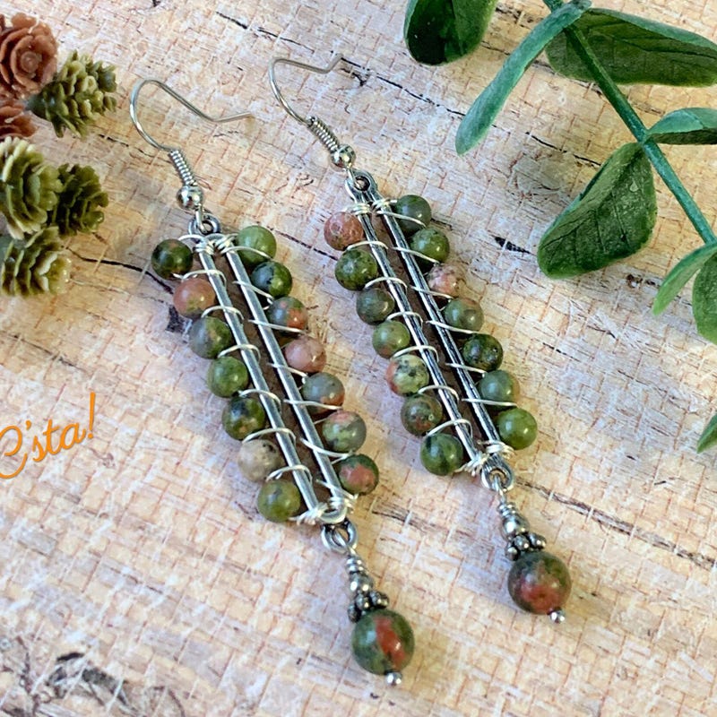 Rustic Earrings - Etsy