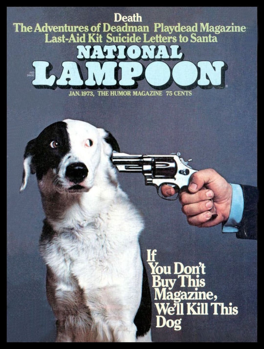 National Lampoon Magazine We Will Kill the Dog FRIDGE MAGNET 6x8 Large ...
