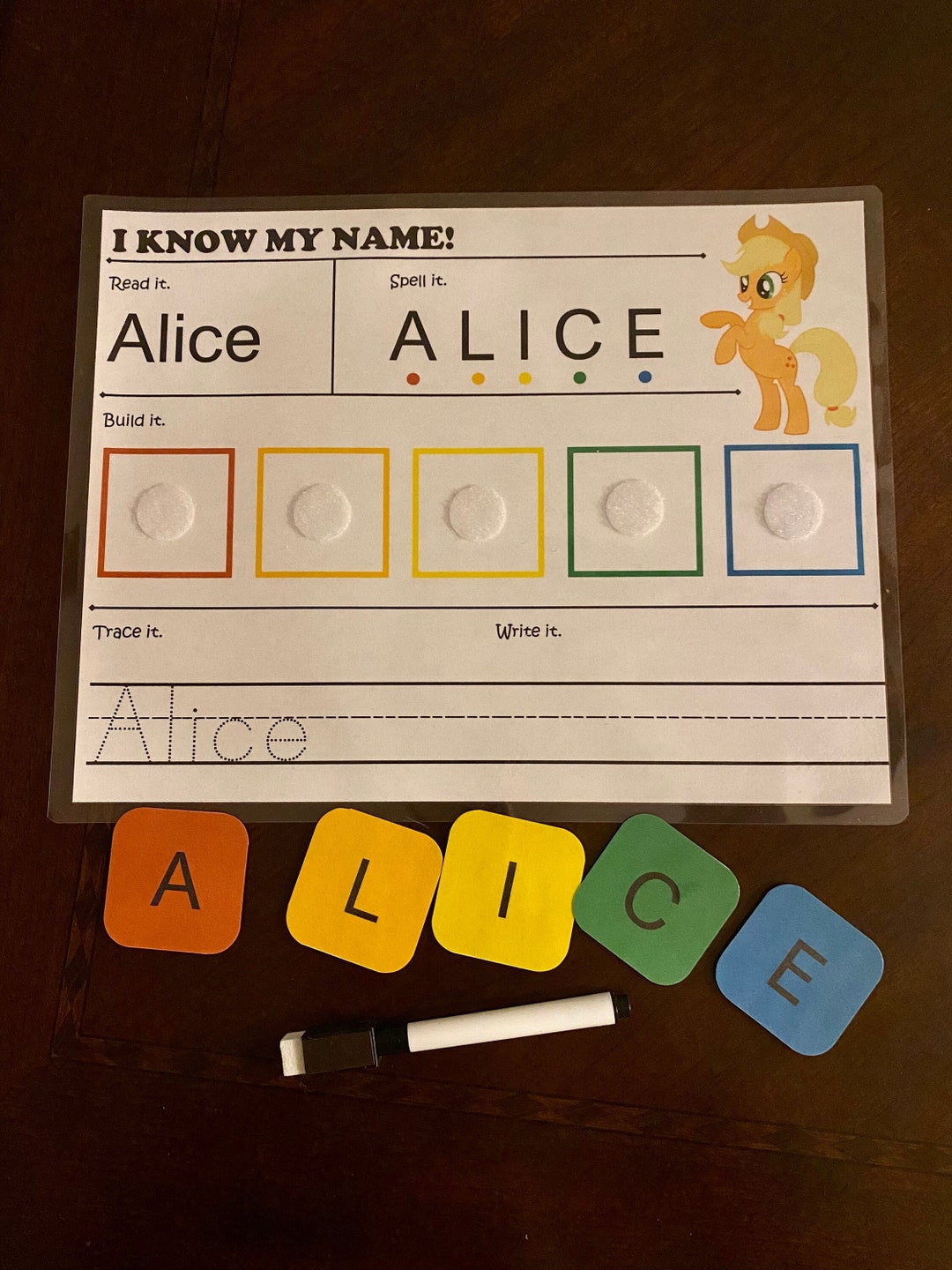 DIGITAL FILE ONLY*** Name Tracing for Toddlers - Etsy