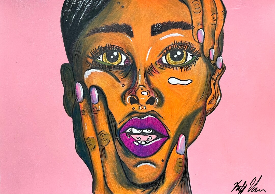 Face Print - Etsy