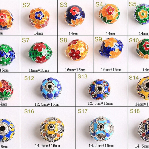 Cloisonne Beads - Etsy