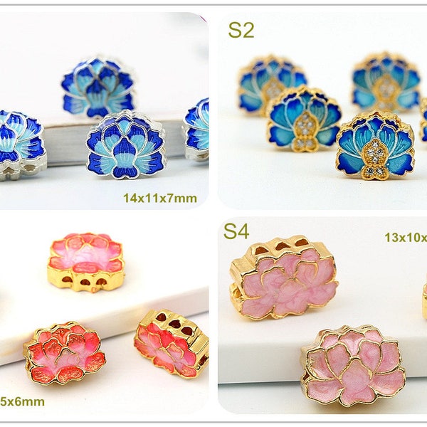 Lotus Flower Beads - Etsy