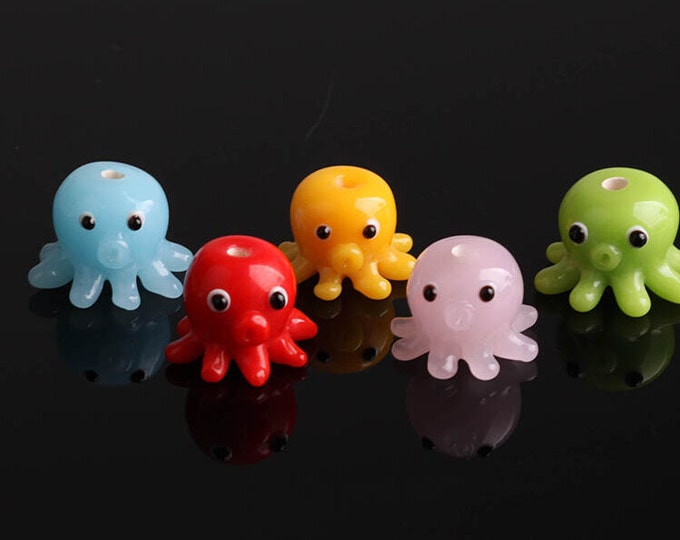 Lampwork Bear Cow Glass Beads Animal Bead Glaze Bead Charm Bracelet DIY ...