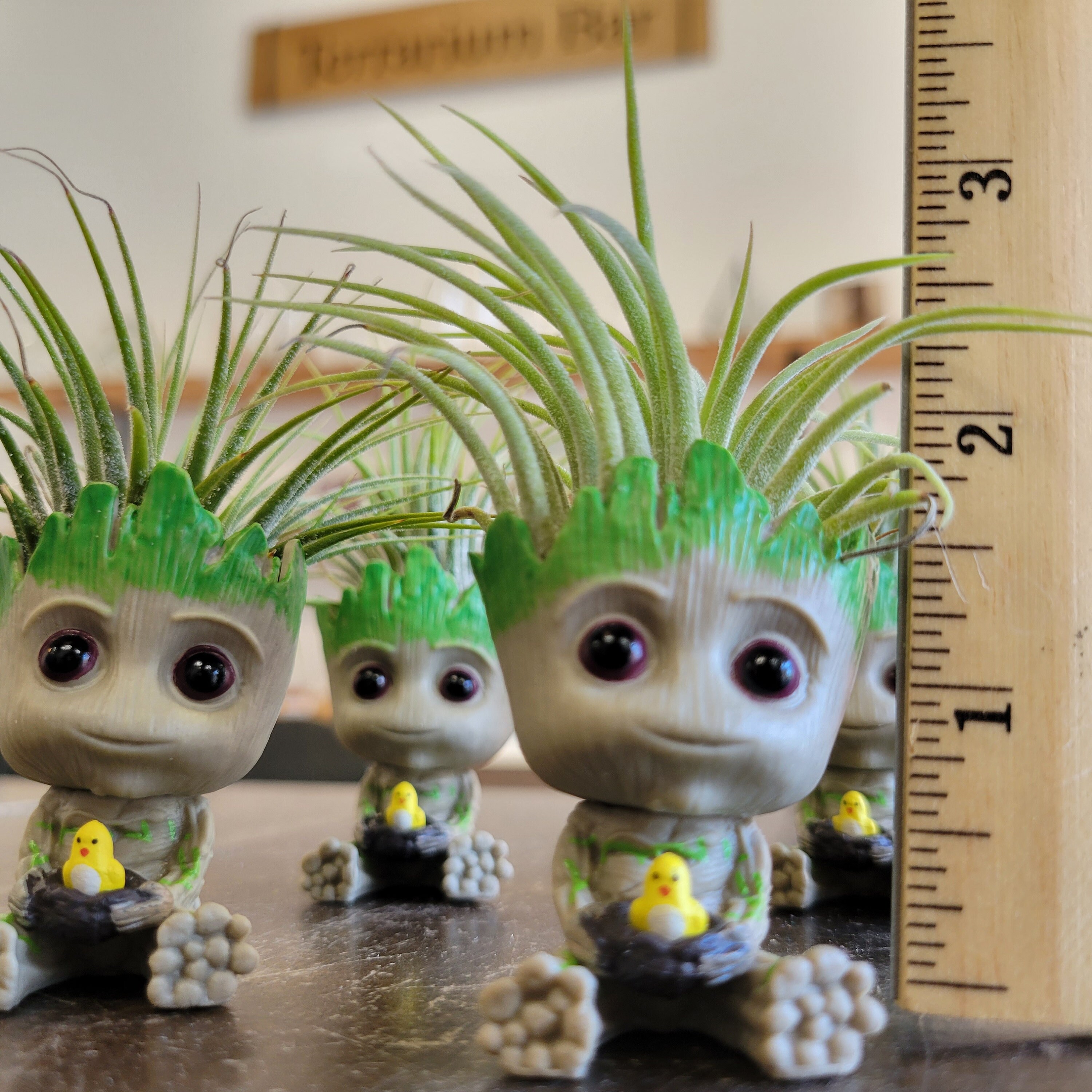 Air Plant Holder Baby Groot Planter Desk Decor Planter - Etsy