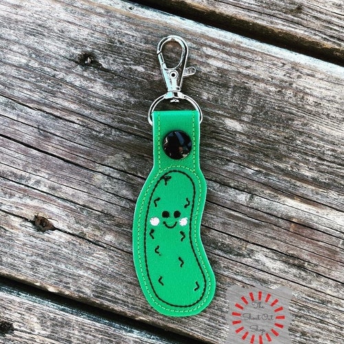 Pickle Keychain Pickle Key Chain Pickle Keyfob Pickle Snap - Etsy