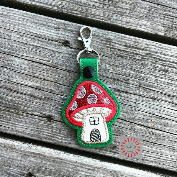Mushroom Keychain - Etsy
