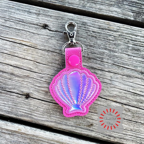 Sea Shell Keychain - Etsy