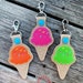 Ice Cream Cone Keychain, Ice Cream Keychain, Ice Cream Cone Keyfob, Ice ...