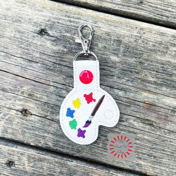 Watercolor Keychain - Etsy