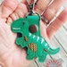 Dinosaur Keychain, Dinosaur Key Chain, Dinosaur Keyfob, Dinosaur Snap ...