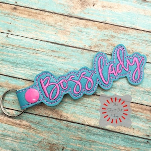 Boss Lady Keychain, Boss Lady Key Chain, Boss Lady Keyring, Boss Lady ...