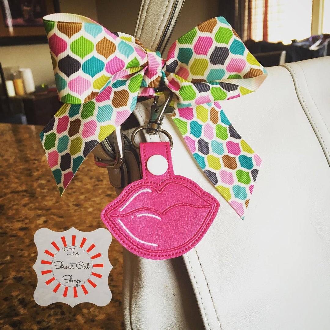 Lips Keychain, Lips Key Chain, Lips Keyring, Lips Keyfob, Kiss Keychain ...