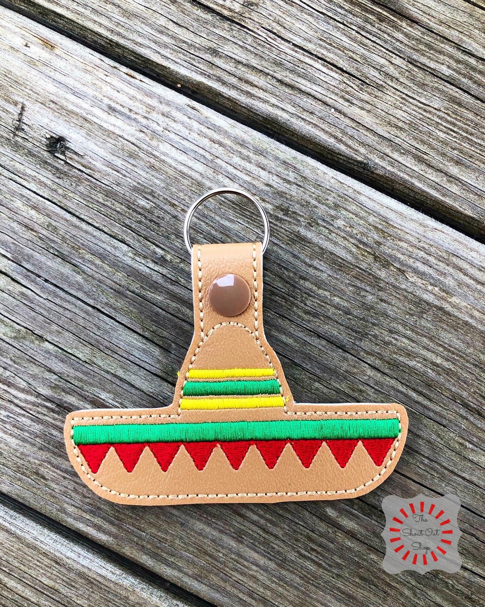 OVERSIZED Sombrero Keychain Sombrero Key Chain Sombrero - Etsy