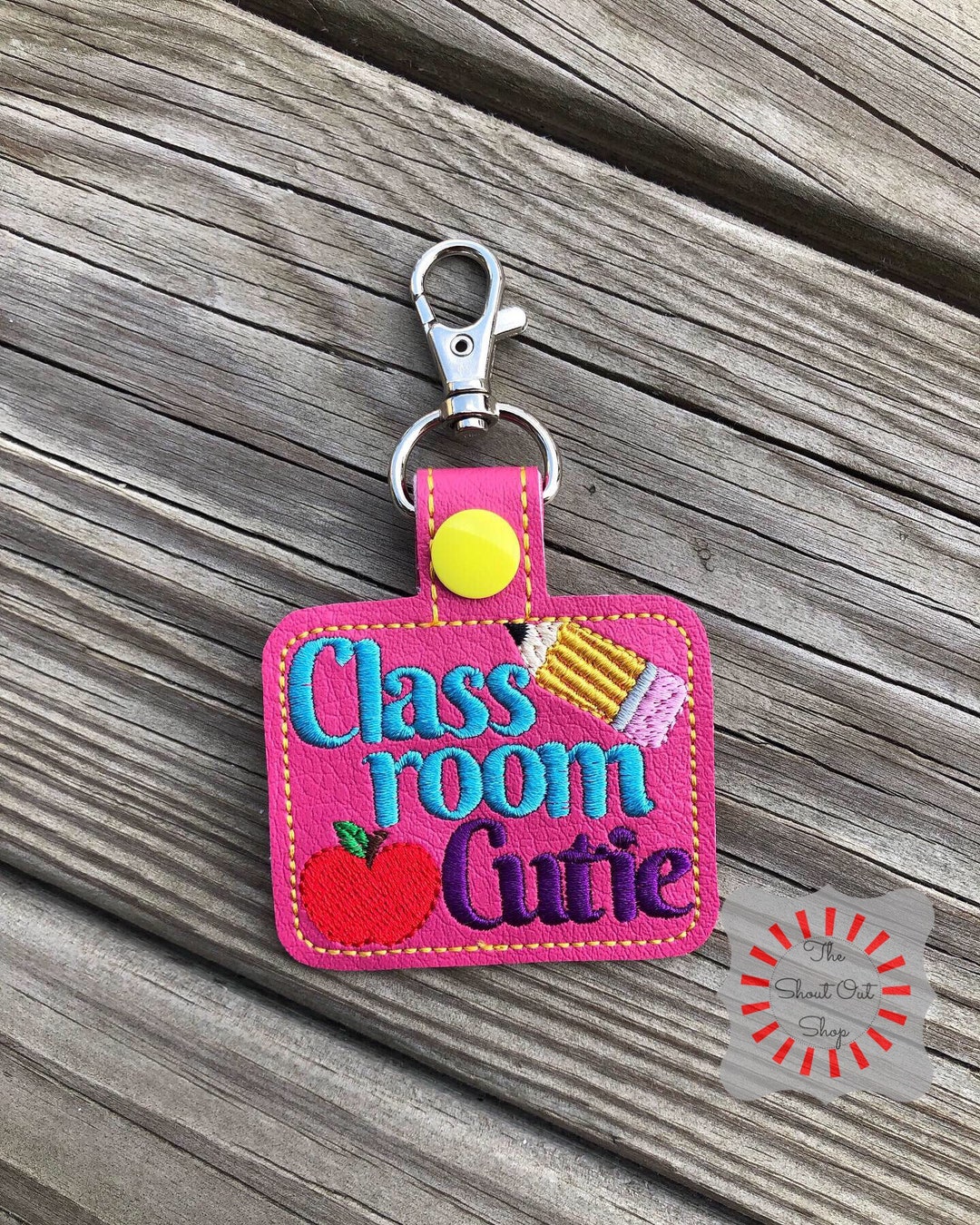 Classroom Cutie Keychain, Classroom Cutie Key Chain, Classroom Keyring ...