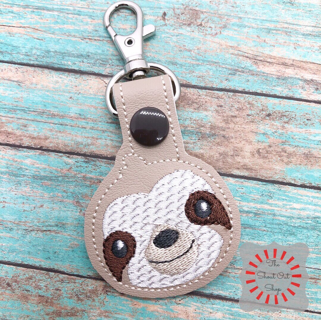 Boy Sloth Keychain Sloth Key Chain Sloth Keyring Sloth | Etsy