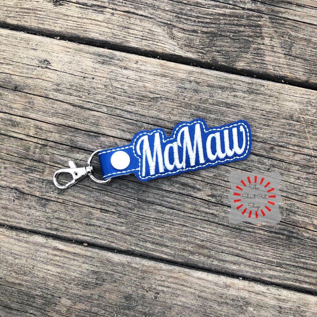 Mamaw Keychain, Ma Maw Keychain, Mamaw Key Chain, Mamaw Keyring, Mamaw ...