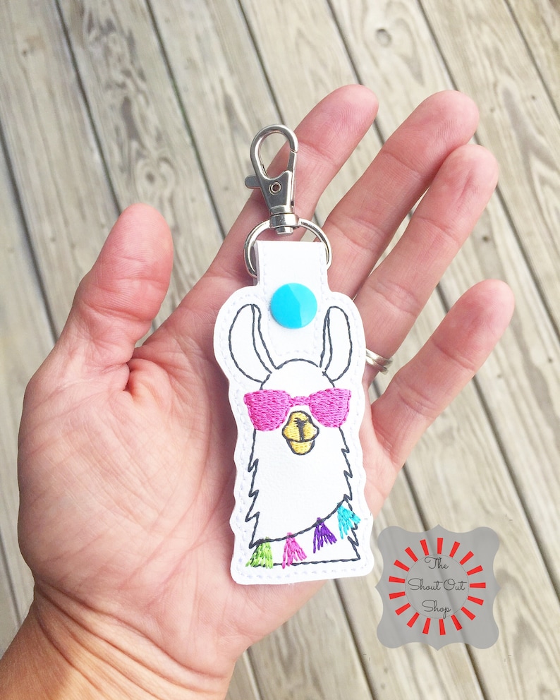 Llama Keychain Llama Key Chain Llama Keyring Llama Keyfob | Etsy