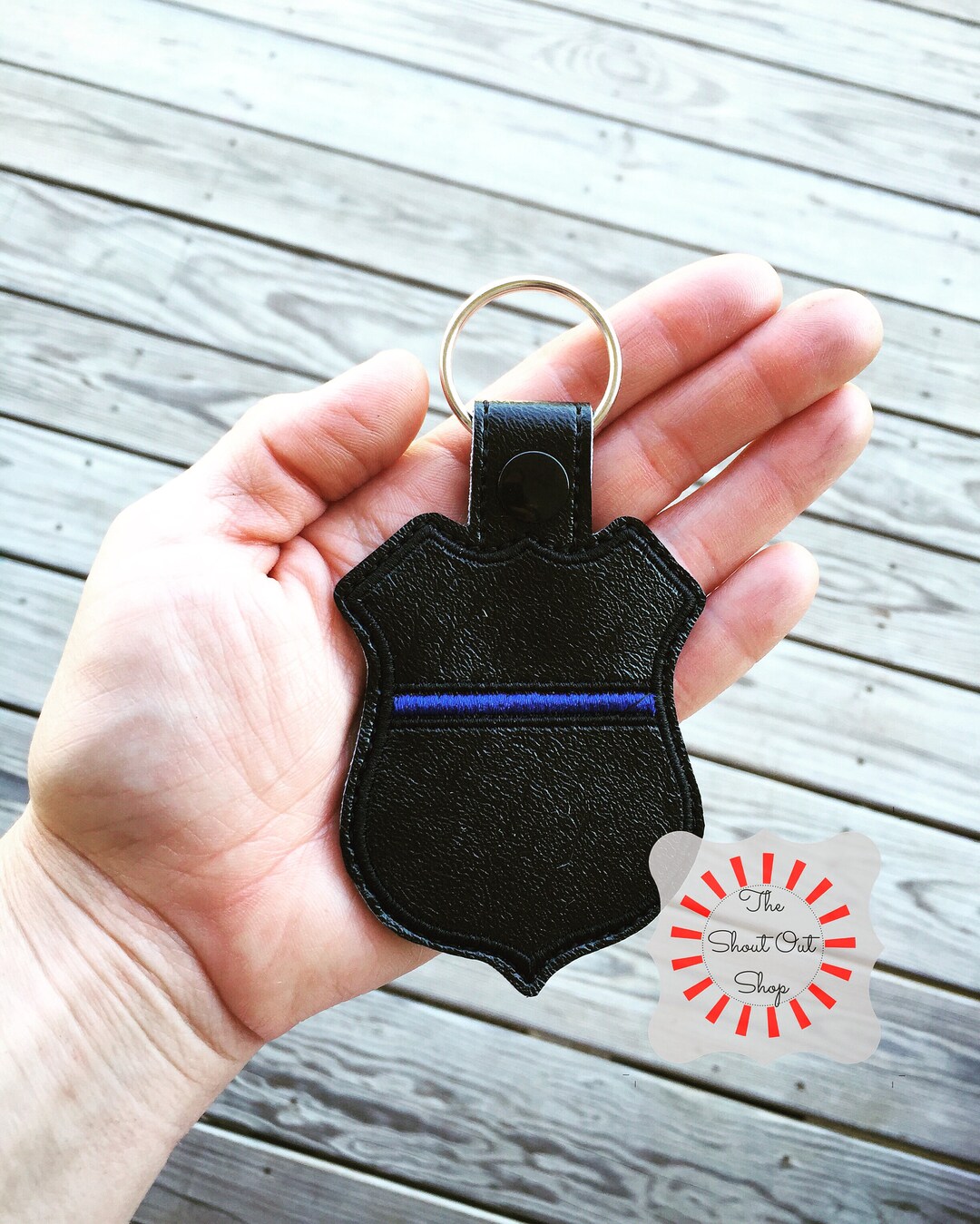 Police Badge Keychain, Police Badge Key Chain, Police Badge Key Fob ...