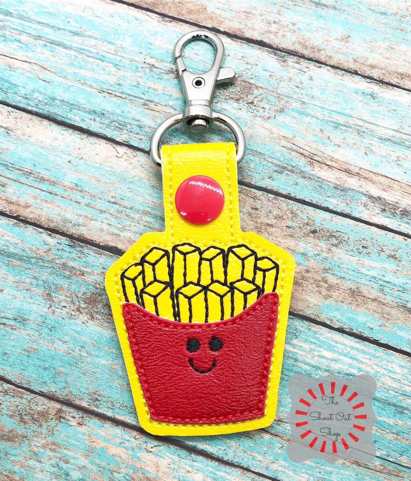 French Fries Keychain French Fries Key Chain French Fries - Etsy