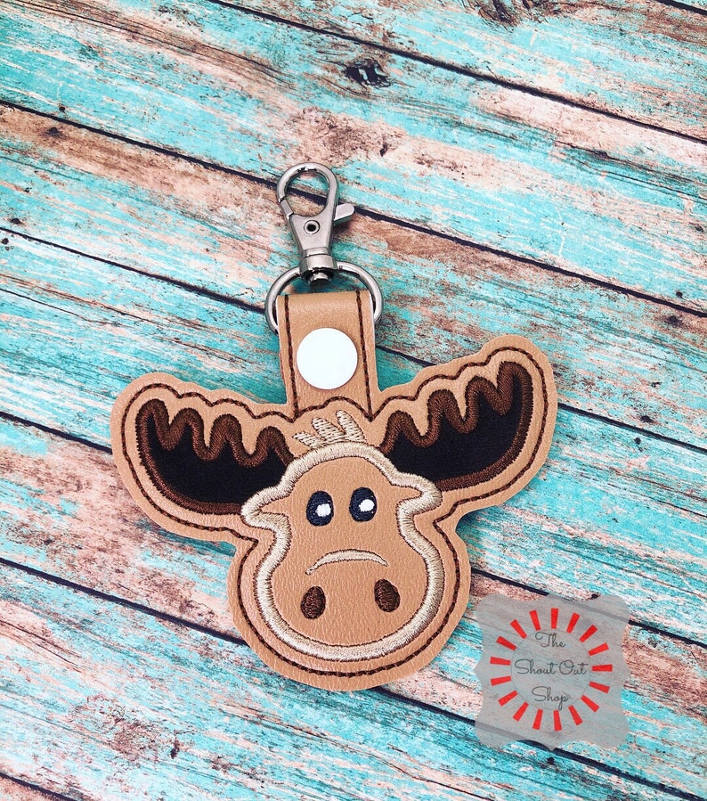 Moose Keychain, Moose Key Chain, Moose Keyring, Moose Charm, Moose ...
