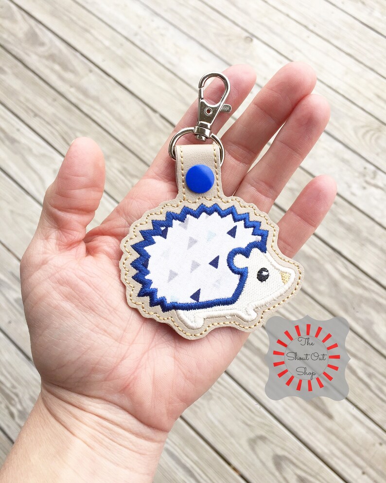 Hedgehog Keychain Hedgehog Key Chain Hedgehog Keyring | Etsy