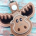 Moose Keychain, Moose Key Chain, Moose Keyring, Moose Charm, Moose ...