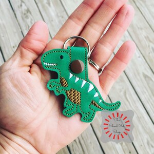 Dinosaur Keychain, Dinosaur Key Chain, Dinosaur Keyfob, Dinosaur Snap ...