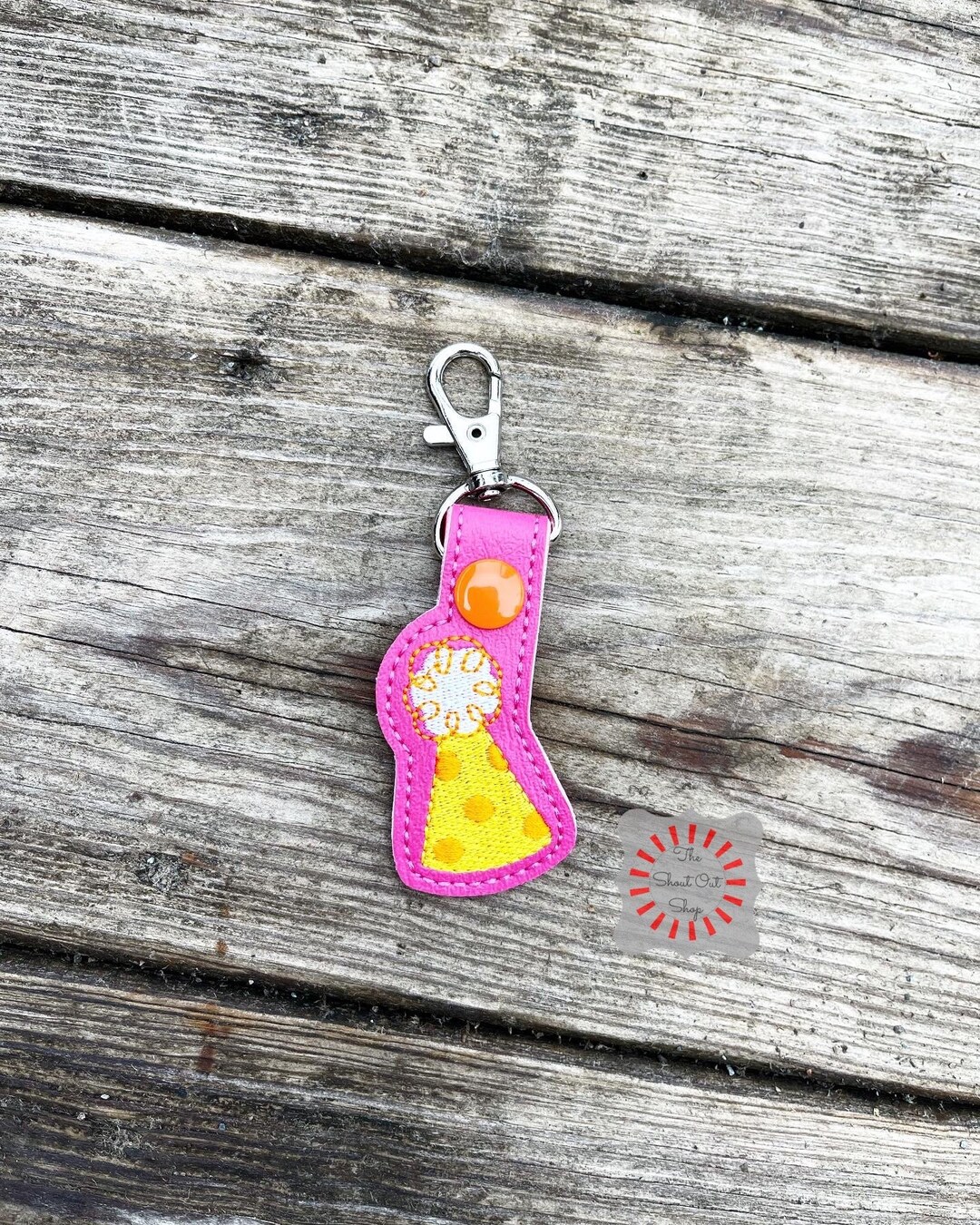 Party Hat Keychain, Party Hat Key Chain, Party Hat Keyring, Party Hat ...