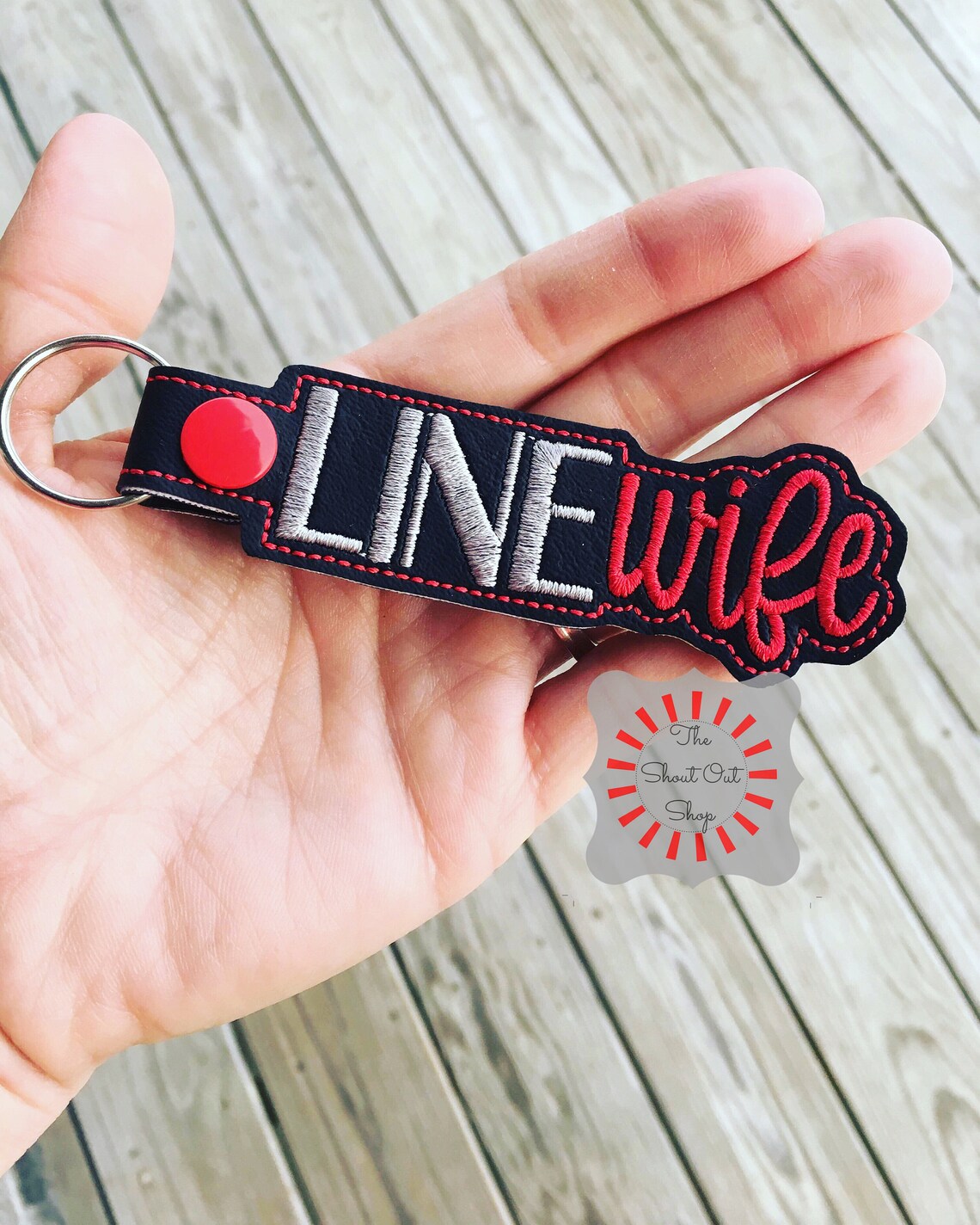 Line Wife Keychain, Line Wife Key Chain, Line Wife Gift, Line Wife Key ...