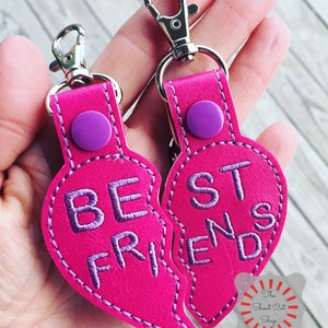 Best Friends Keychain, Best Friends Key Chain, Best Friends Keyfob ...