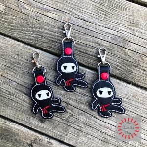 Ninja Key Chain, Ninja Keychain, Ninja Keyring, Ninja Keyfob, Ninja Key ...