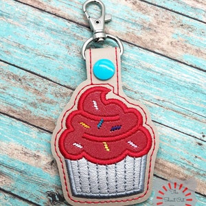 Cupcake Keychain, Cupcake Key Chain, Cupcake Keyring, Cupcake Key Ring ...