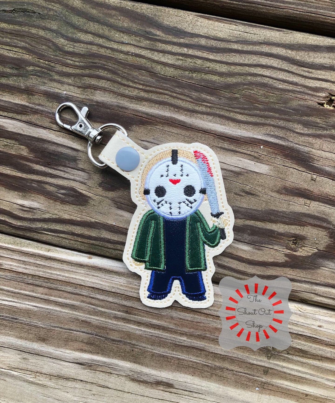 Jason Voorhees Keychain, Jason Voorhees Key Chain, Jason Keyring ...