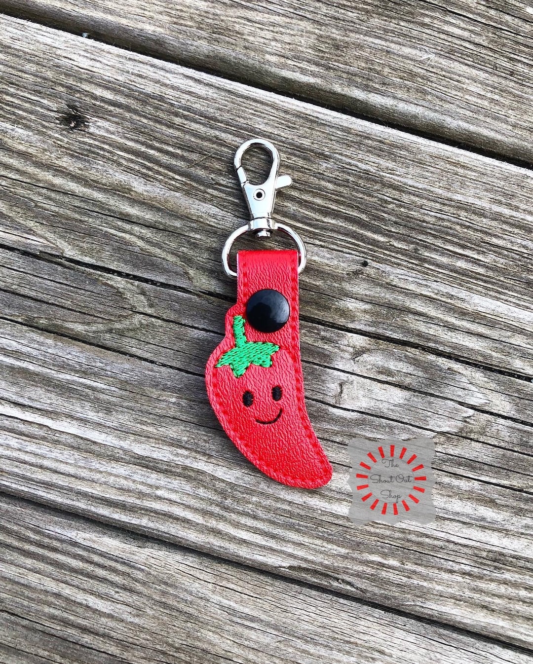 Jalapeno Keychain, Jalapeno Key Chain, Spicy Pepper Keyring, Chili ...