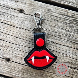 Vampire Lips Keychain, Vampire Lips Key Chain, Vampire Lips Key Ring ...