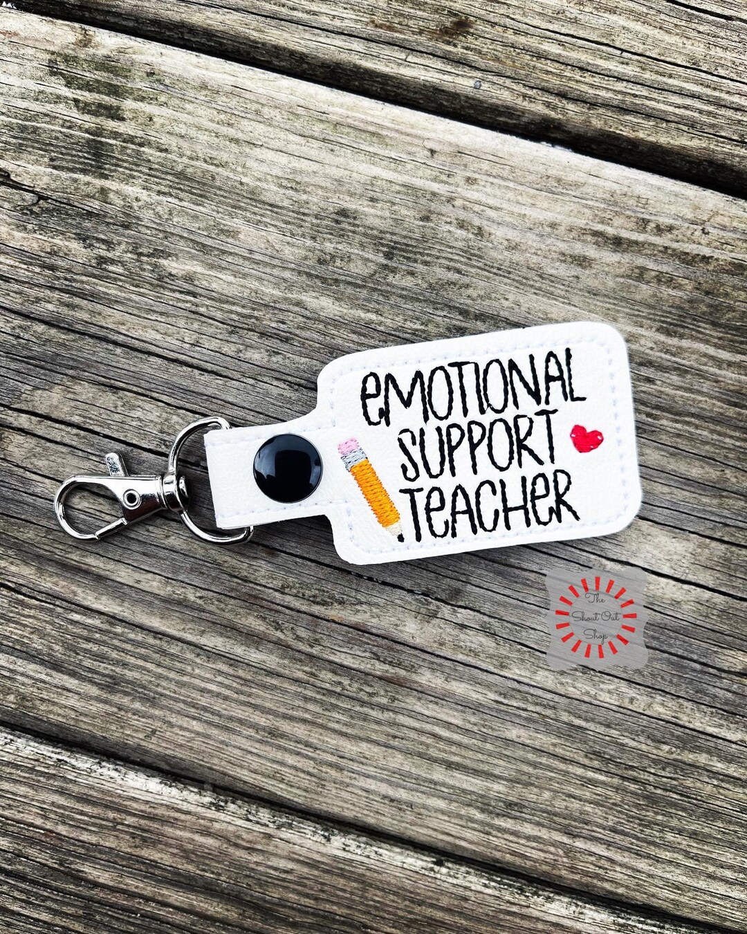 Emotional Support Teacher Keychain, Emotional Support Teacher Key Chain ... Emotional Support Teacher Keychain, Emotional Support Teacher Key Chain ...