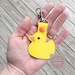 Rubber Duck Keychain, Rubber Ducky Keychain, Rubber Duck Key Chain ...