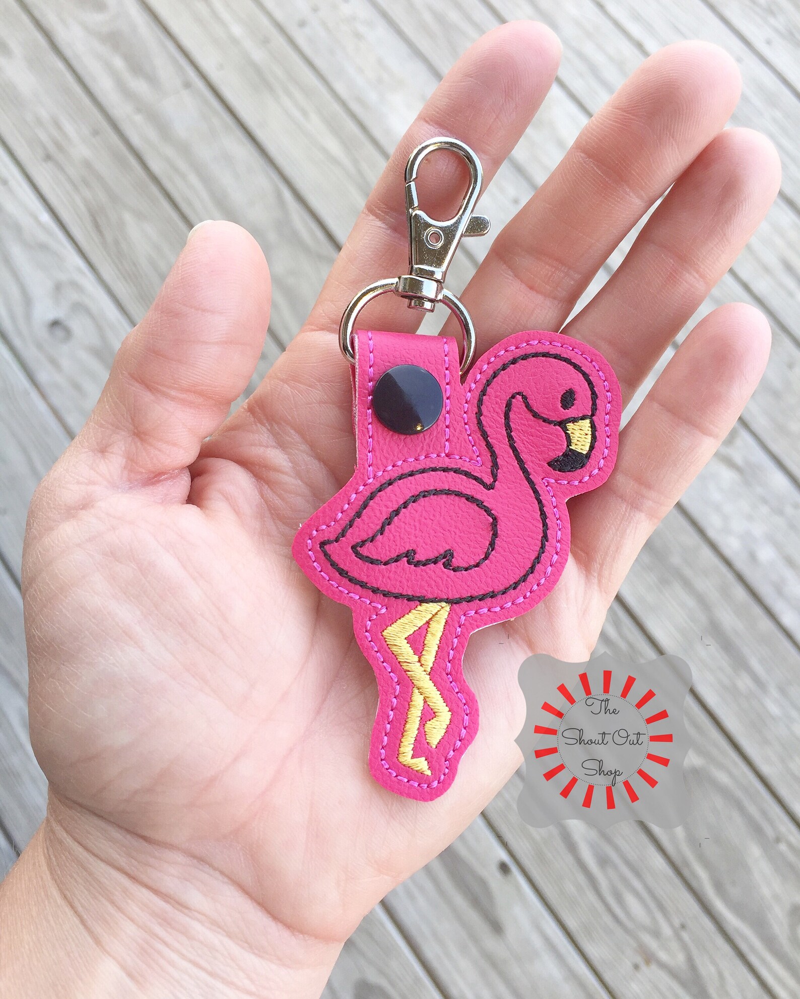 Flamingo Keychain Flamingo Key Chain Flamingo Keyfob | Etsy