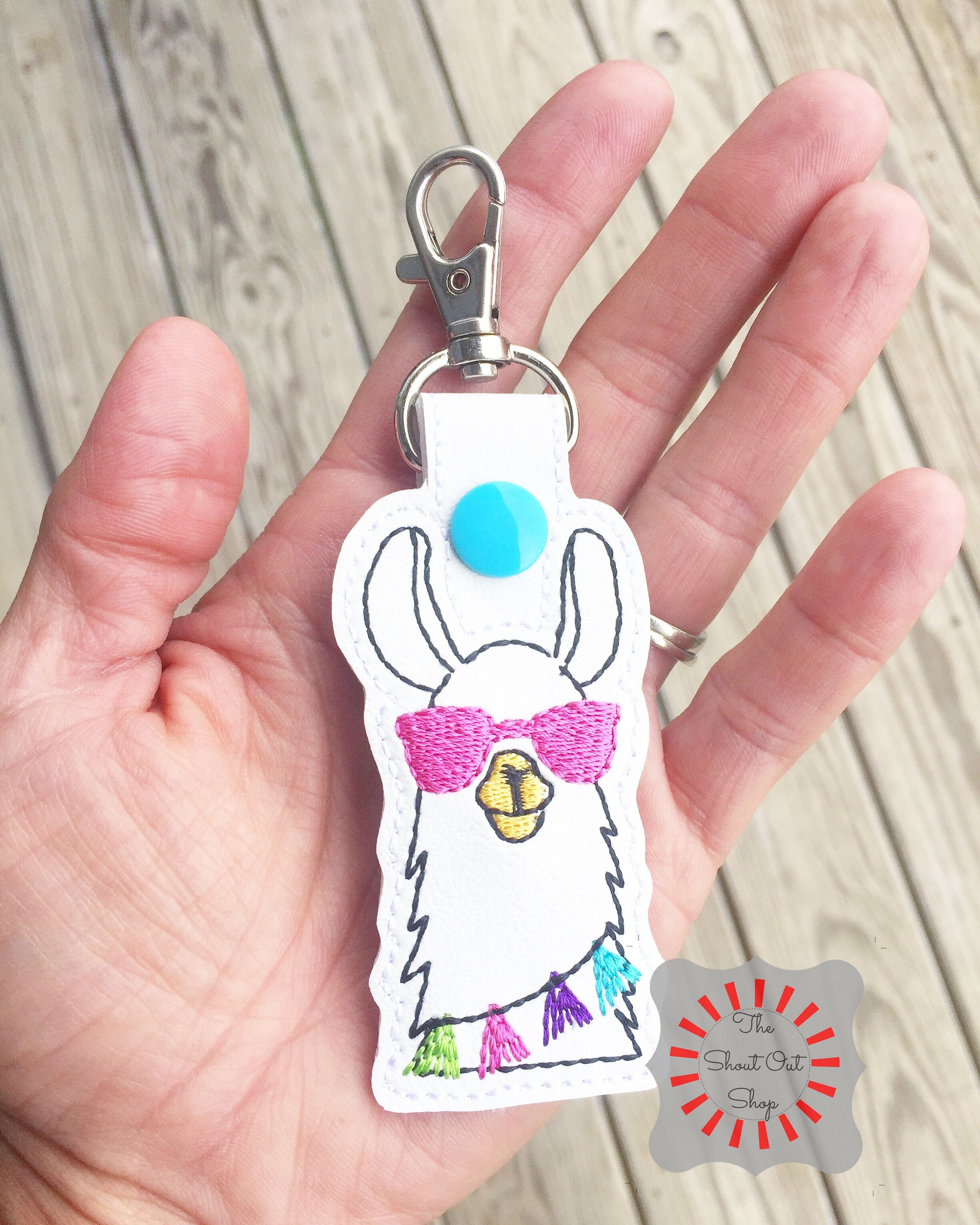 Llama Keychain Llama Key Chain Llama Keyring Llama Keyfob | Etsy