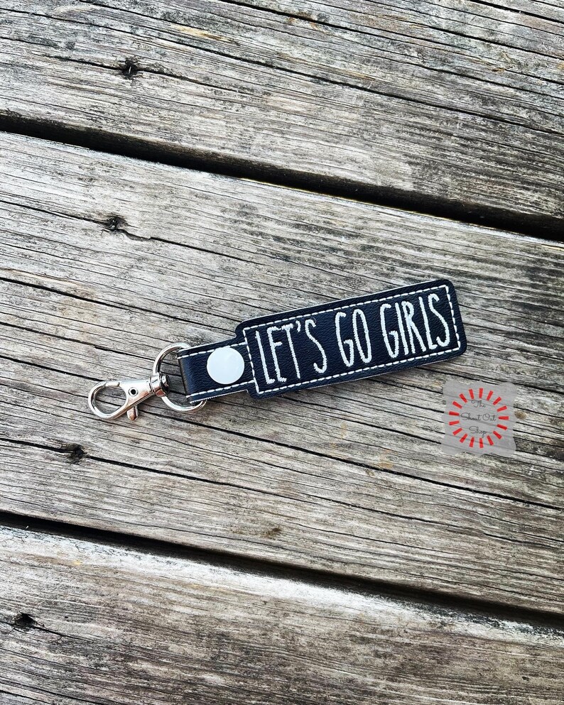 Let's Go Girls Keychain Let's Go Girls Key Chain - Etsy