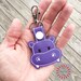 Hippo Keychain Hippopotamus Keychain Hippo Keyring Hippo - Etsy