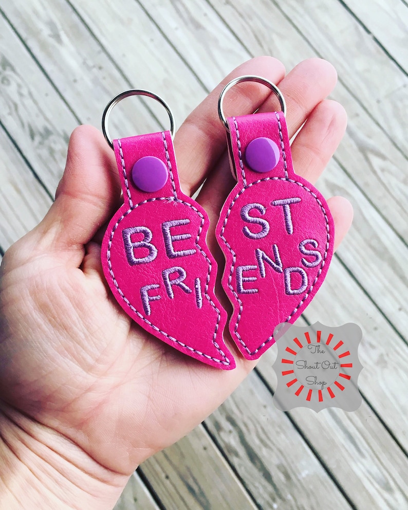 Best Friends Keychain Best Friends Key Chain Best Friends | Etsy