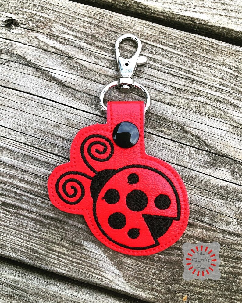 Ladybug Keychain Ladybug Key Chain Ladybug Keyring Ladybug - Etsy