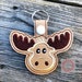 Moose Keychain, Moose Key Chain, Moose Keyring, Moose Charm, Moose ...