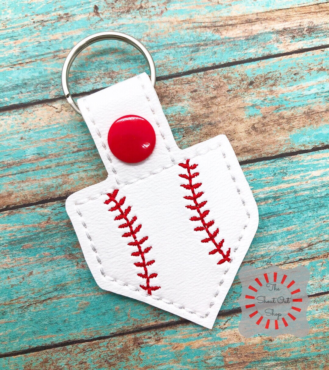 Home Plate Keychain Home Plate Key Chain Home Base Keychain | Etsy